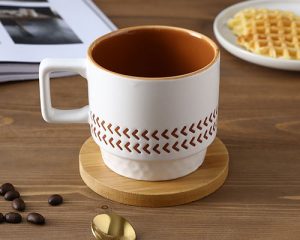 Modern Ceramic Coffee Mugs | 320ml Best White Ceramic Cup
